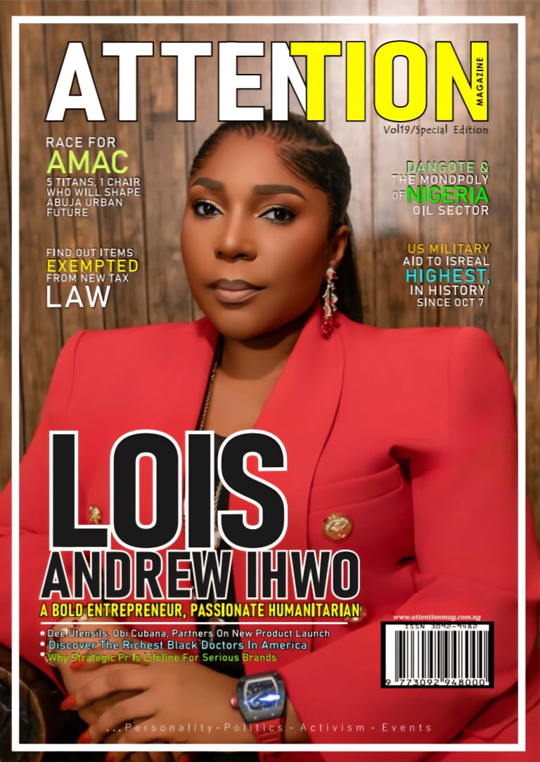 Dee Utensils CEO, Amb. Lois Ihwo Graces Cover of Attention Magazine’s ...